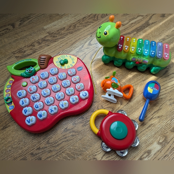 Toys | Vtech Baby Toddler Toys Bundle Light Up Alphabet Apple Xylophone ...